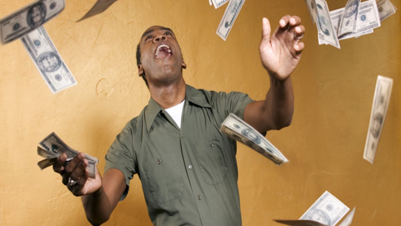 Black People With Money In Hand