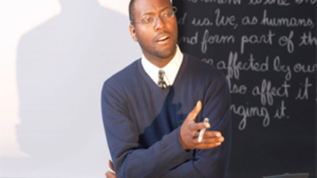 Black Professor Teaching
