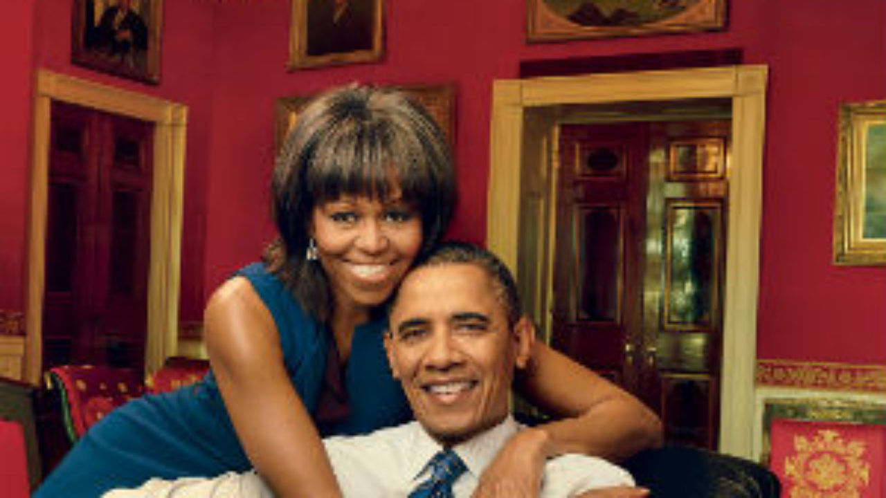 Michelle Obama Vogue Black Dress