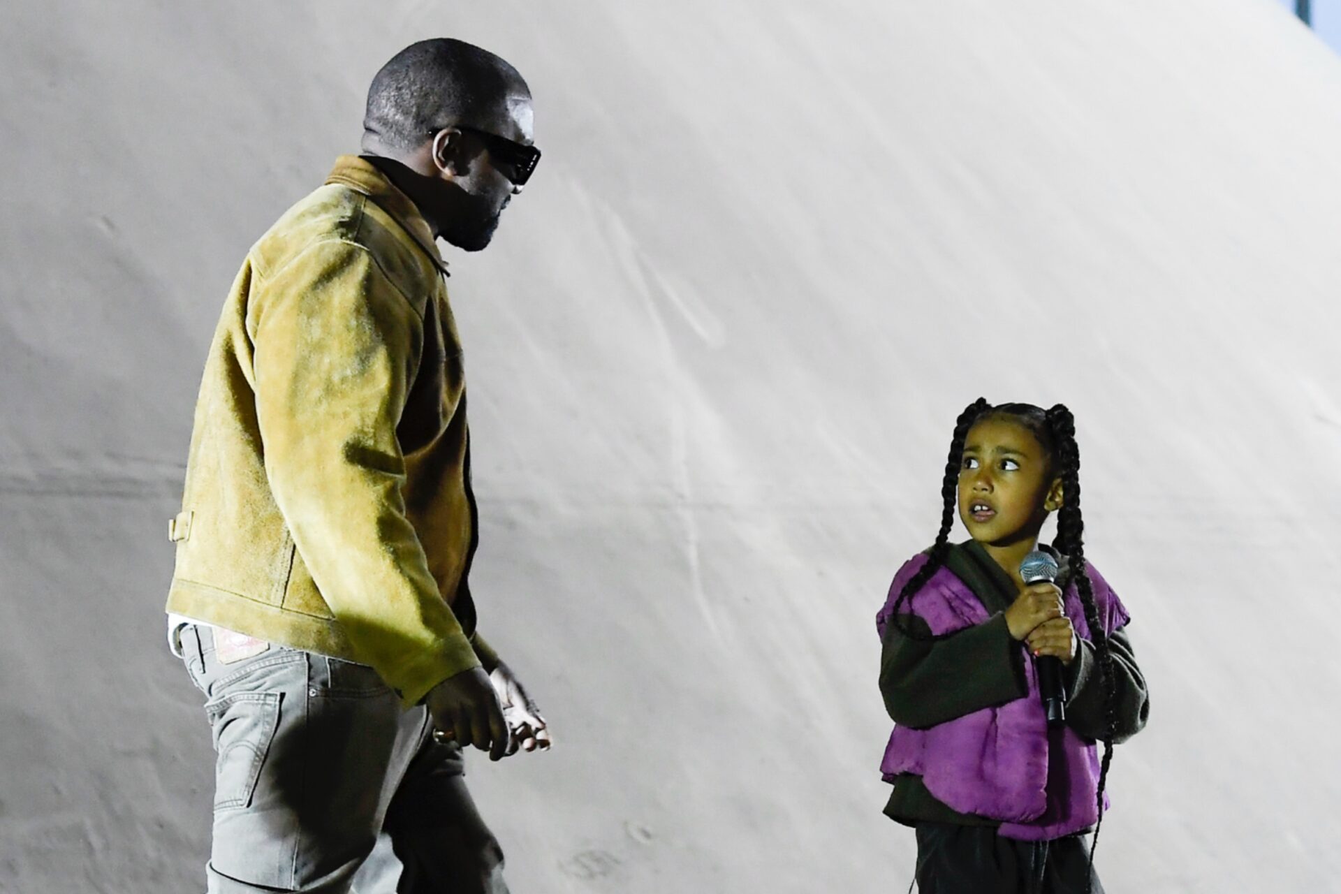 North West Joins Ye Onstage, Raps At 'Vultures Rave' Listening Event