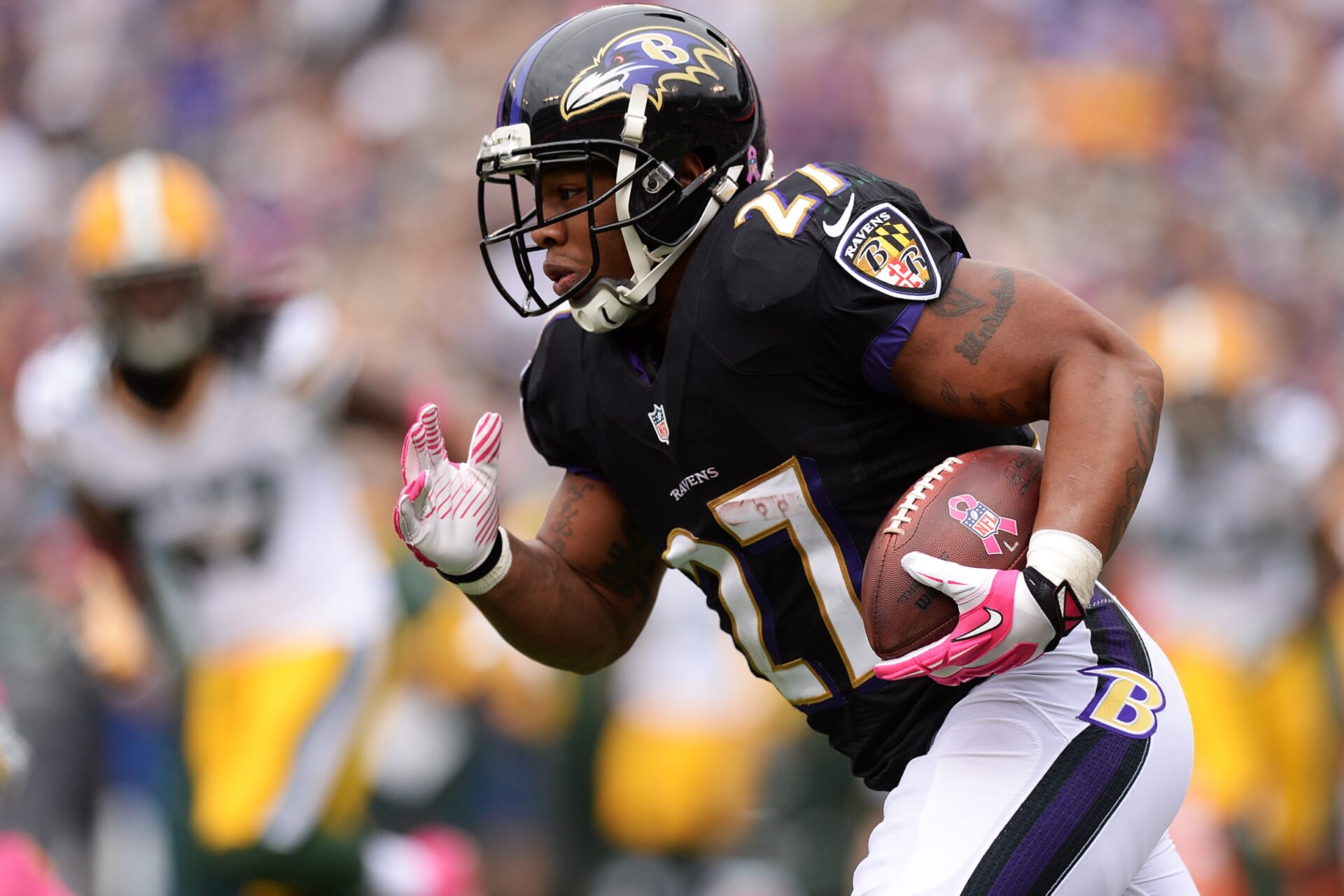 Ray Rice Honored By Baltimore Ravens Despite Fall From Glory