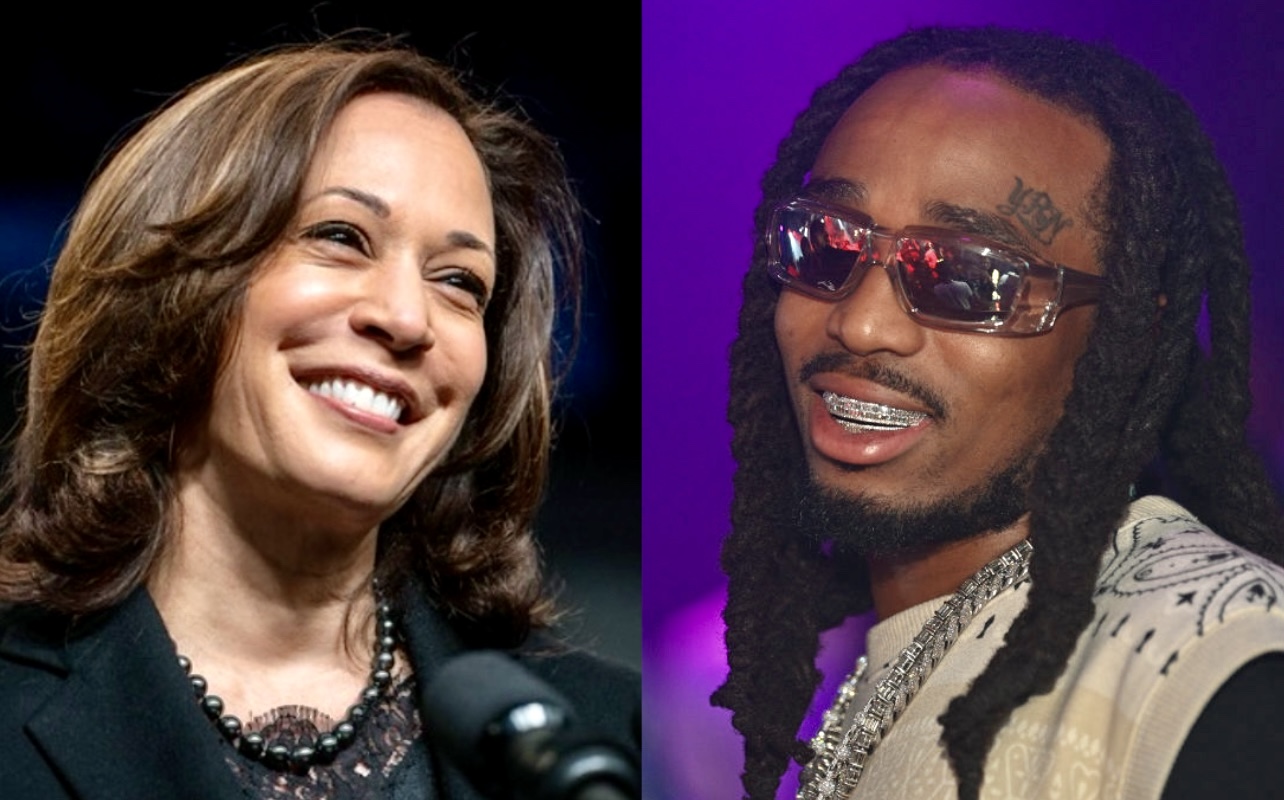 Vice President Kamala Harris Talks Gun Violence With Quavo